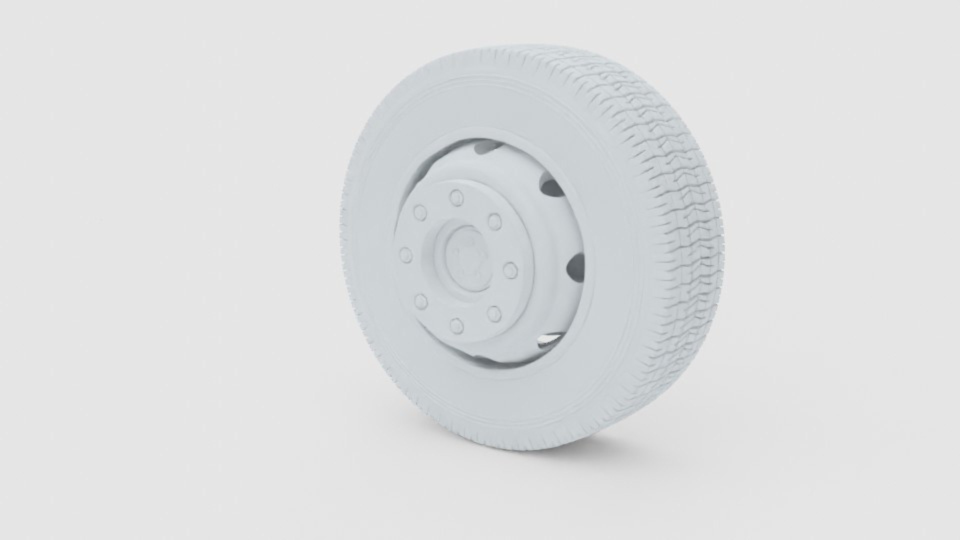 FireTruck Wheel With Rim 3D Model - TurboSquid 2157644