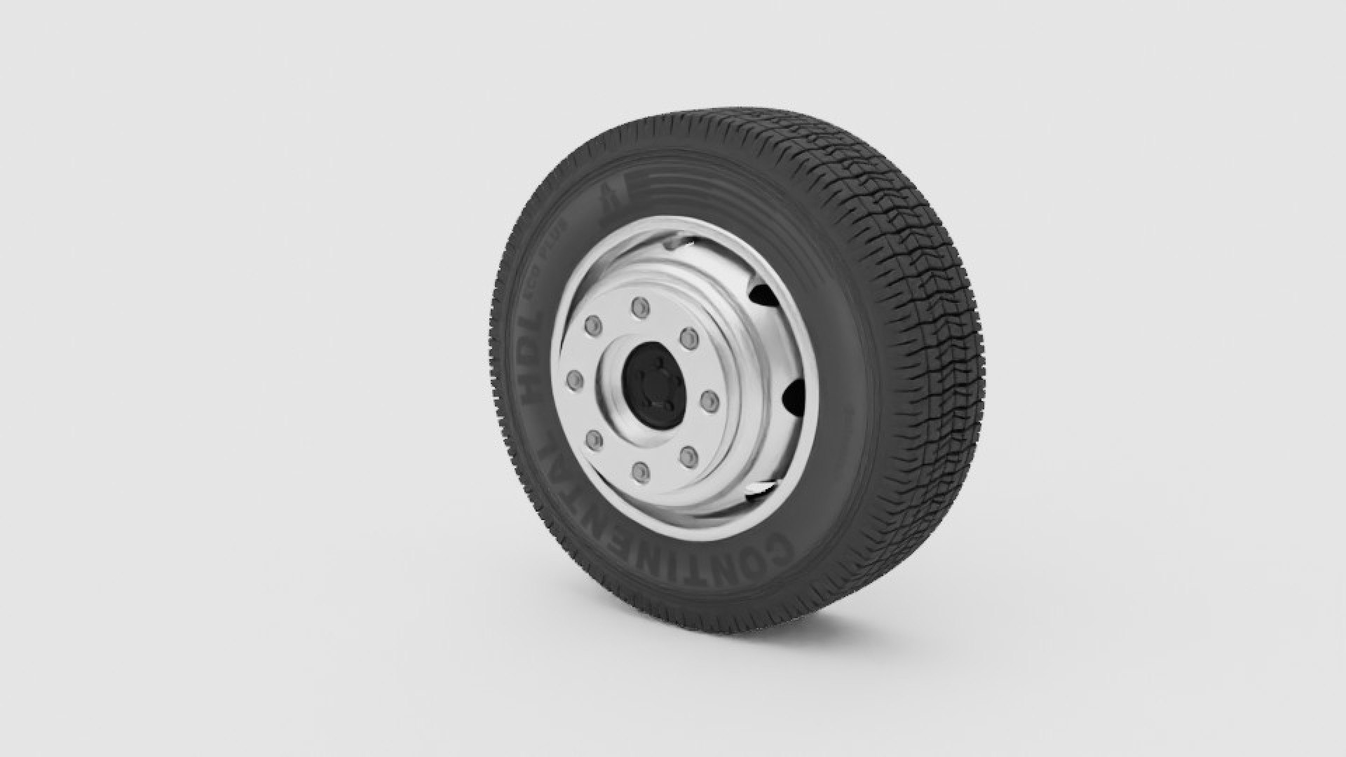 FireTruck Wheel With Rim 3D Model - TurboSquid 2157644