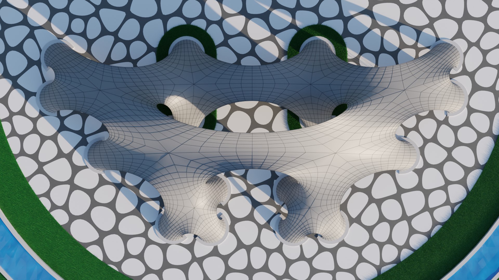 Vaulted Arches Landscape Network 3D Model - TurboSquid 2104382