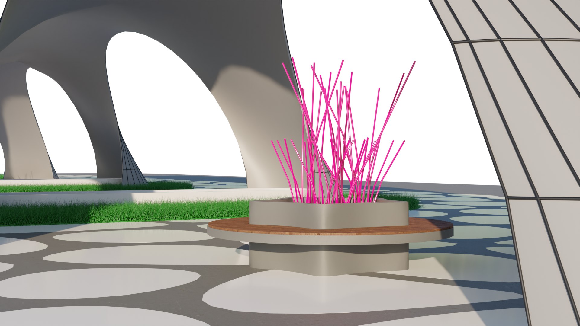 Vaulted Arches Landscape Network 3D Model - TurboSquid 2104382