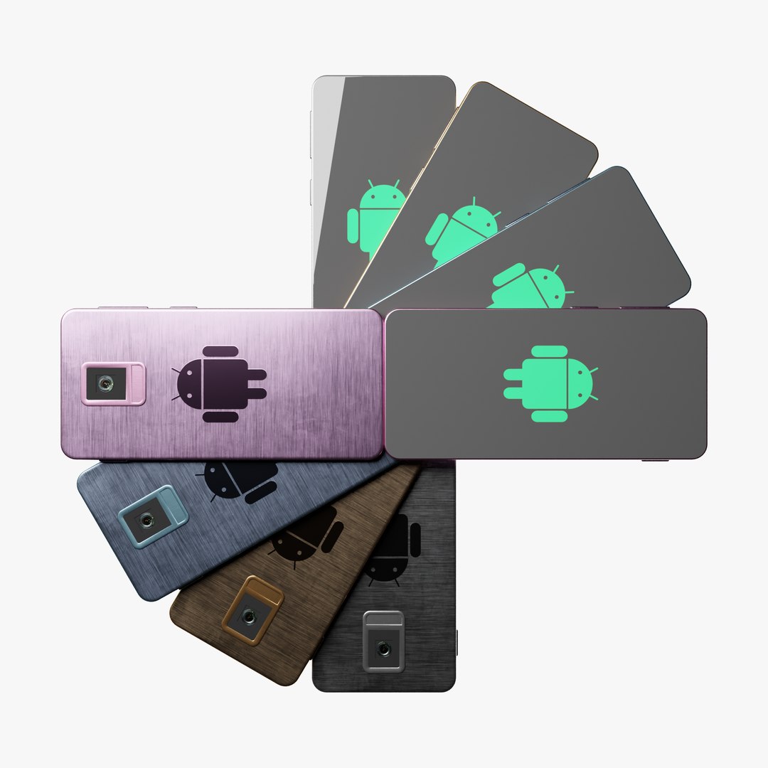 Android Smartphone Multiple Colorways 3D - TurboSquid 1951827