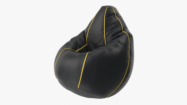 3D Black Sack-Chair - TurboSquid 2011431