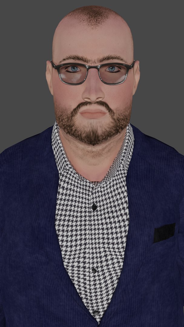 Man Ivan Low-poly 3D Model - TurboSquid 1605335