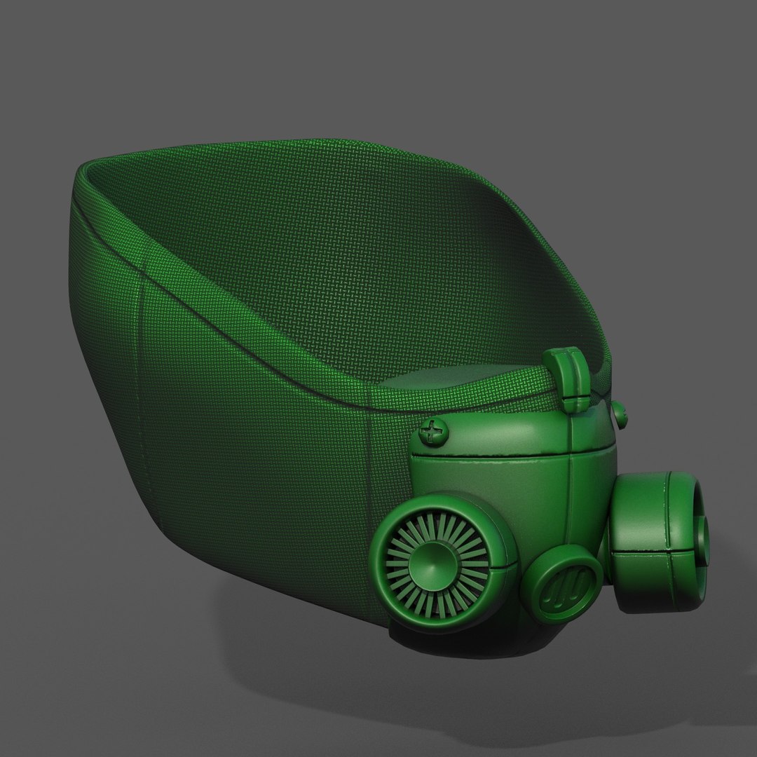 Gas mask model - TurboSquid 1602833