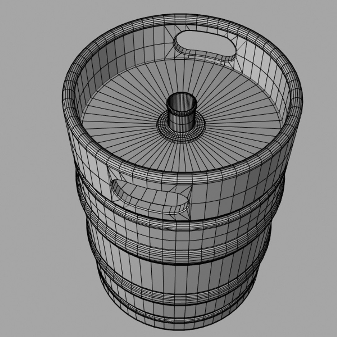 free barrel 3d model