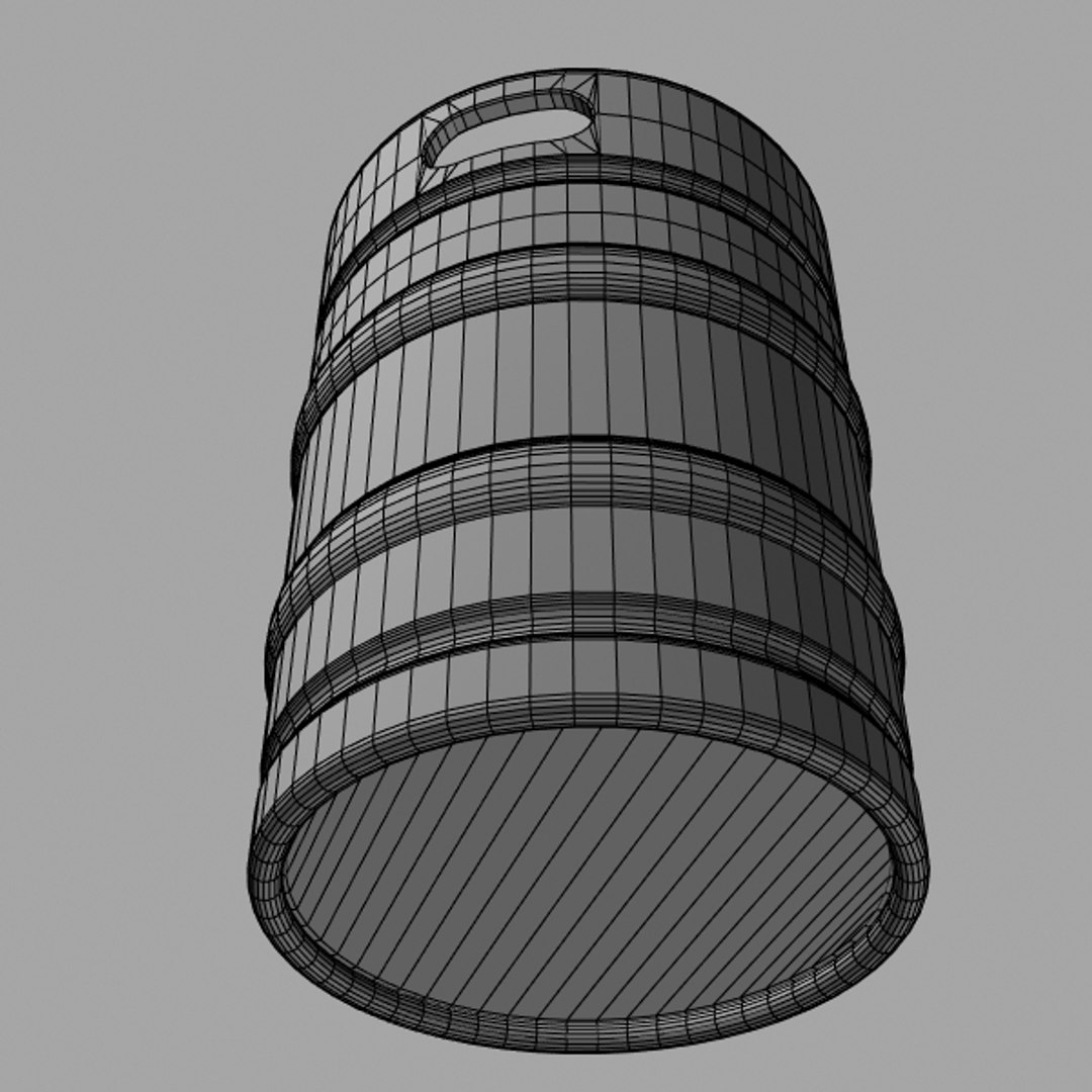free barrel 3d model