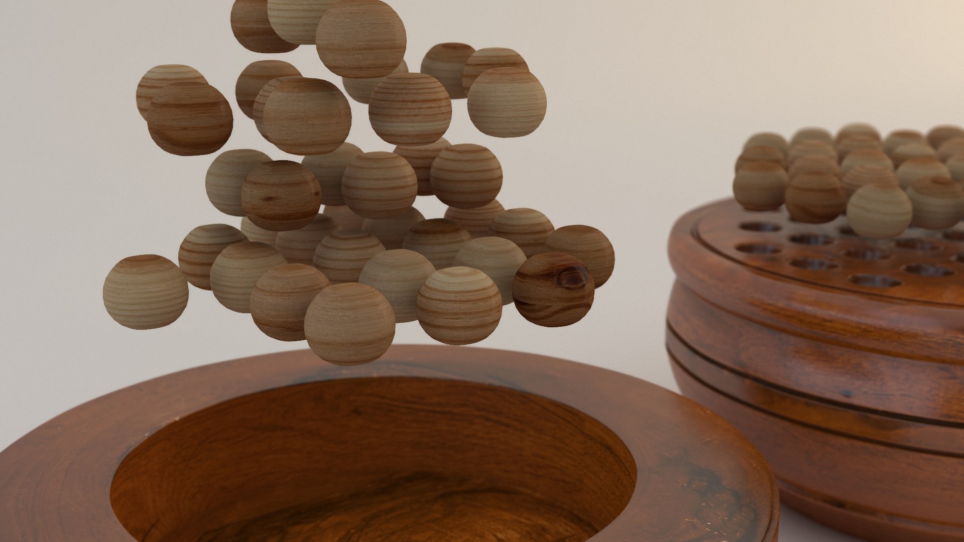 Peg Solitaire Board Wood 3D Model - TurboSquid 1549863