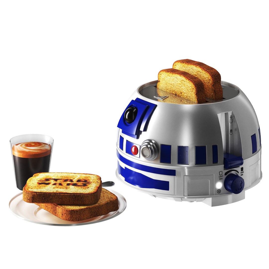 3D Toaster Star Wars R2D2 By Williams Sonoma Model - TurboSquid 1985672