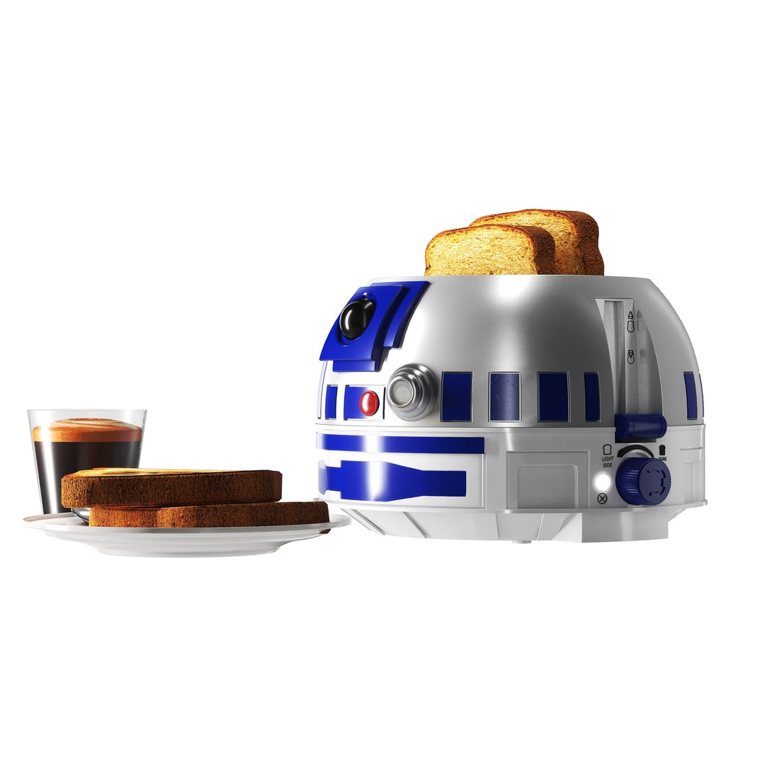 3D Toaster Star Wars R2D2 By Williams Sonoma Model - TurboSquid 1985672