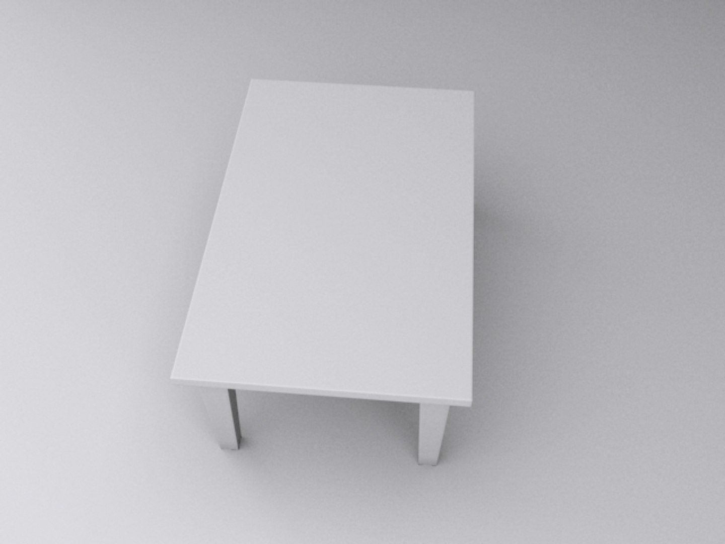 Basic dining table 3D model - TurboSquid 1188049