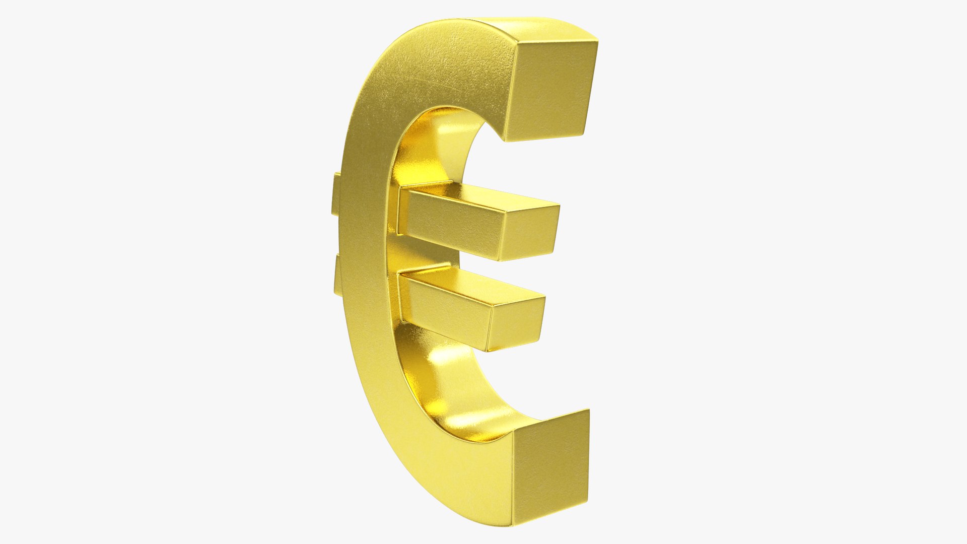 Graph Euro Symbol 3D Model - TurboSquid 1641343