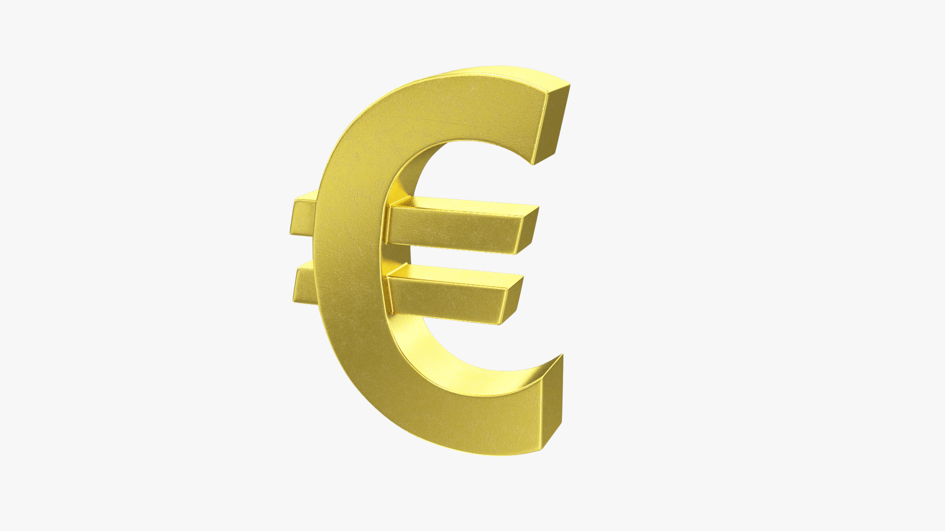 Graph Euro Symbol 3D Model - TurboSquid 1641343