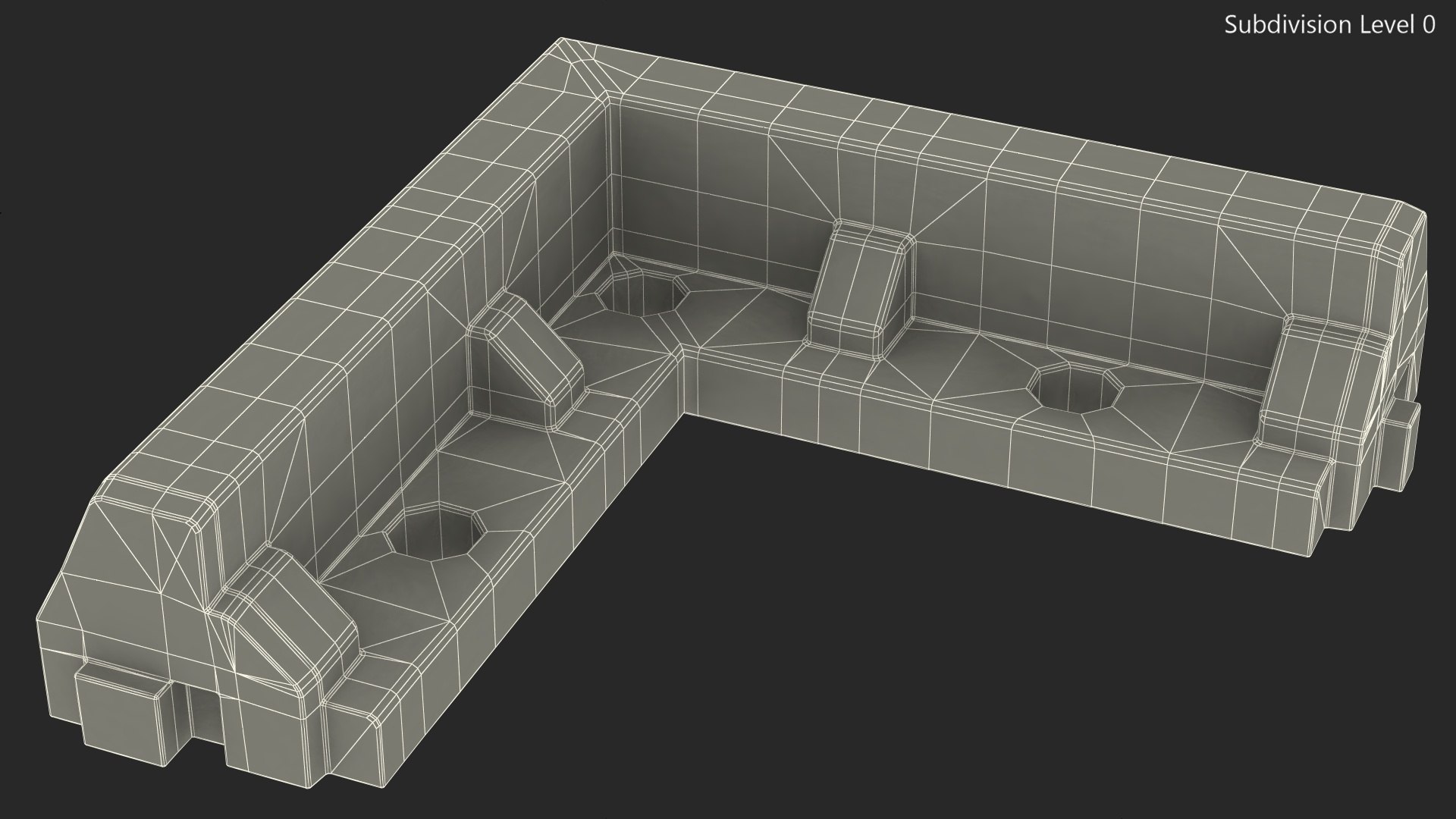 3D model Superior Curb Outer Corner Section - TurboSquid 2016263