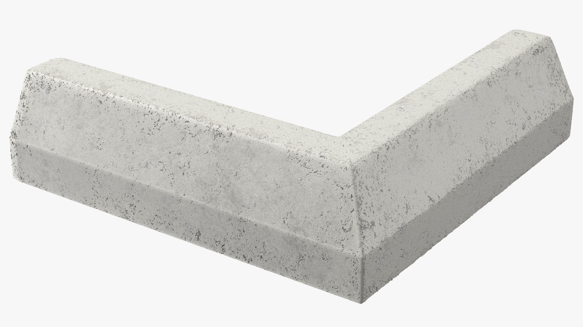 3D model Superior Curb Outer Corner Section - TurboSquid 2016263