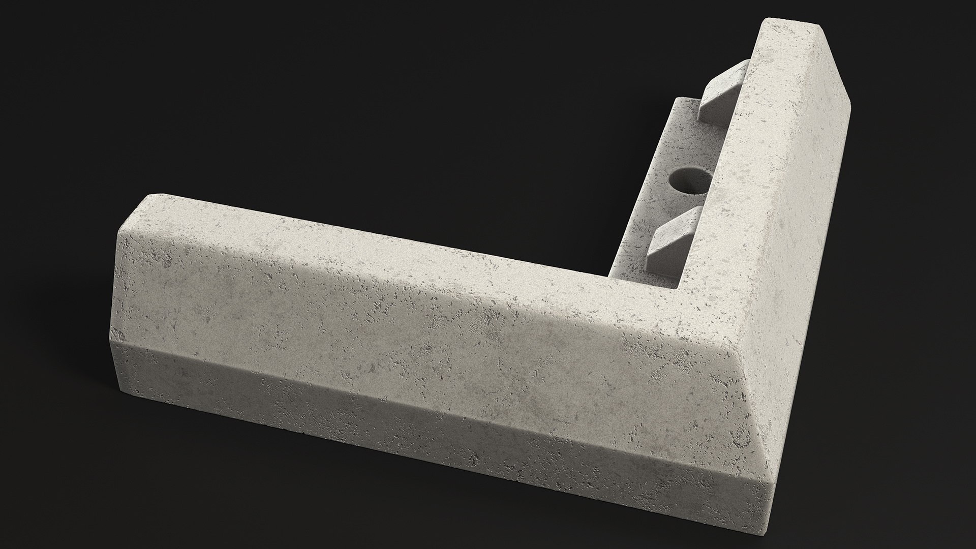 3D model Superior Curb Outer Corner Section - TurboSquid 2016263