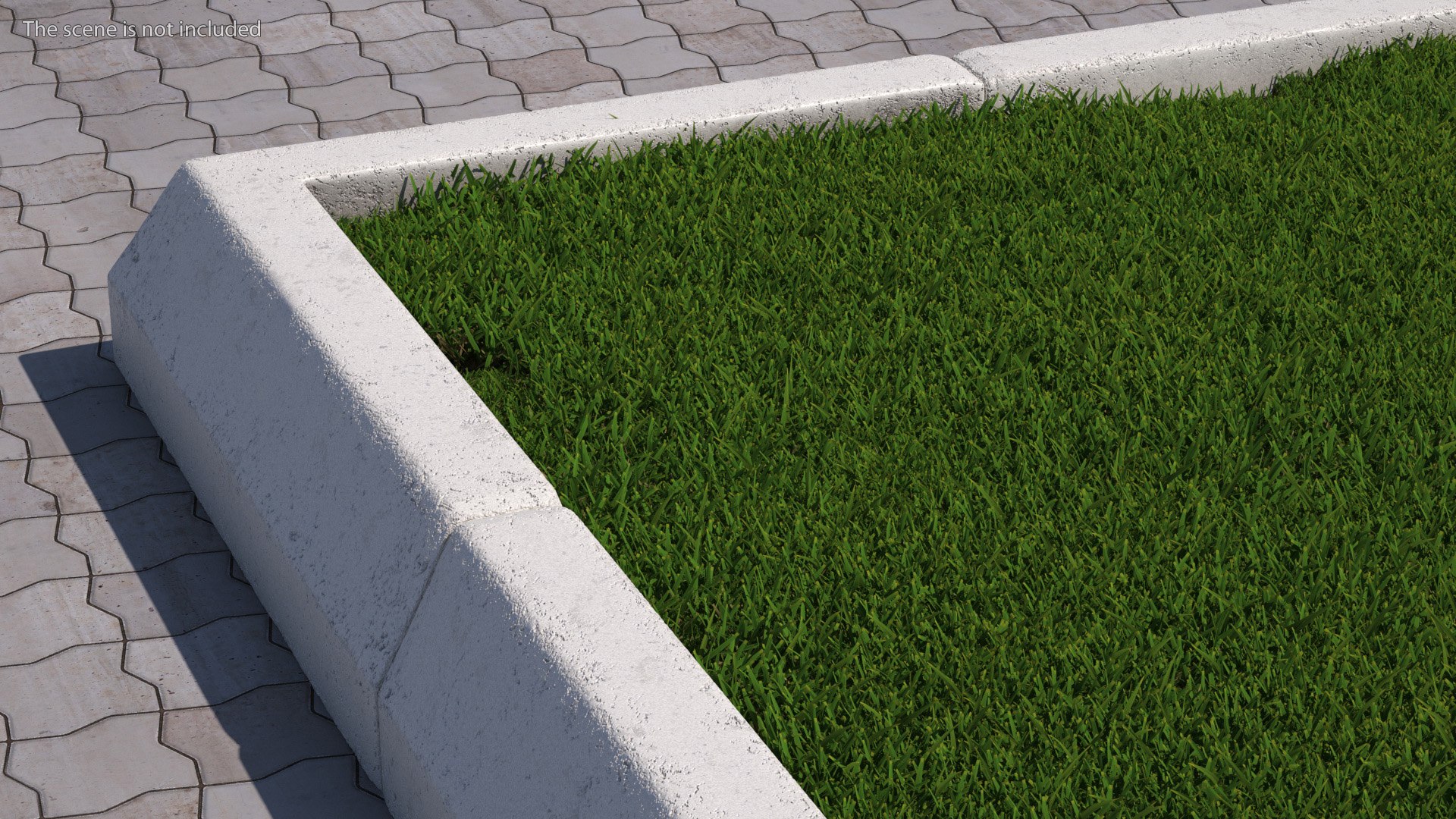 3D model Superior Curb Outer Corner Section - TurboSquid 2016263