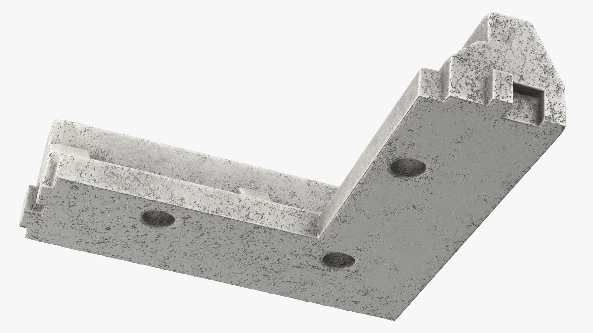 3D model Superior Curb Outer Corner Section - TurboSquid 2016263