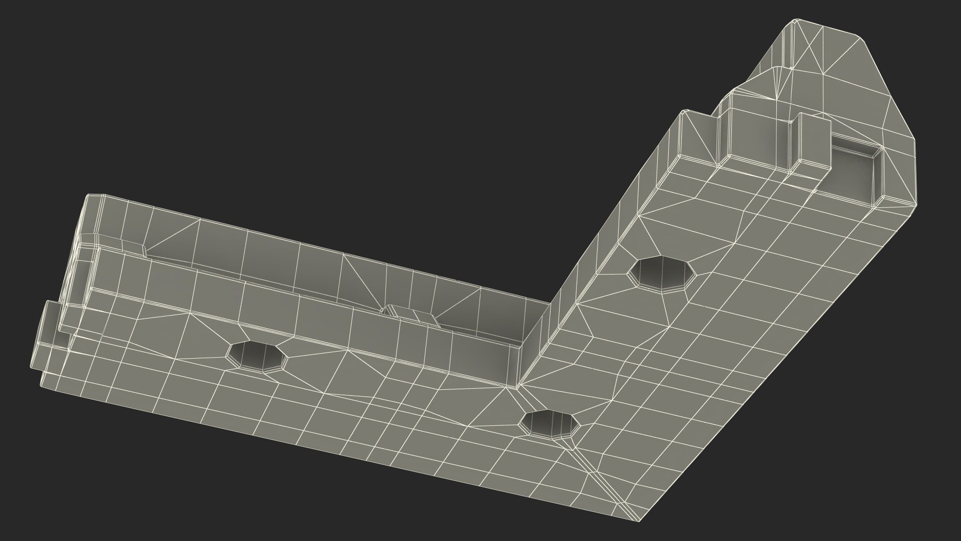 3D model Superior Curb Outer Corner Section - TurboSquid 2016263