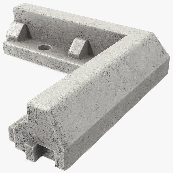 modelo 3d Superior Curb Outer Corner Section - TurboSquid 2016263