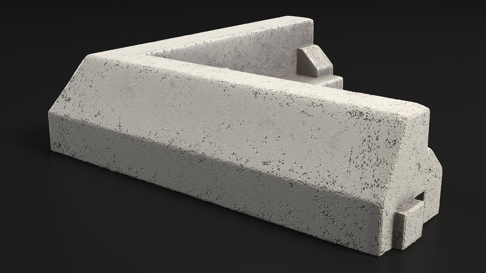 3D model Superior Curb Outer Corner Section - TurboSquid 2016263
