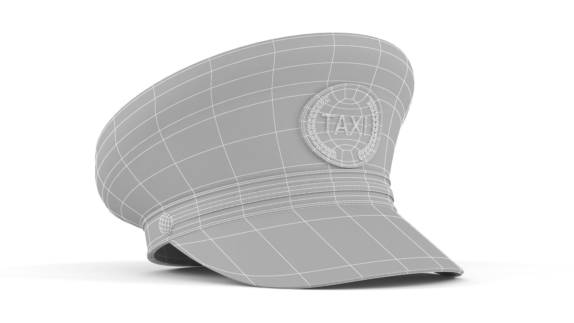 Taxi Driver Cap 3D model - TurboSquid 1944603