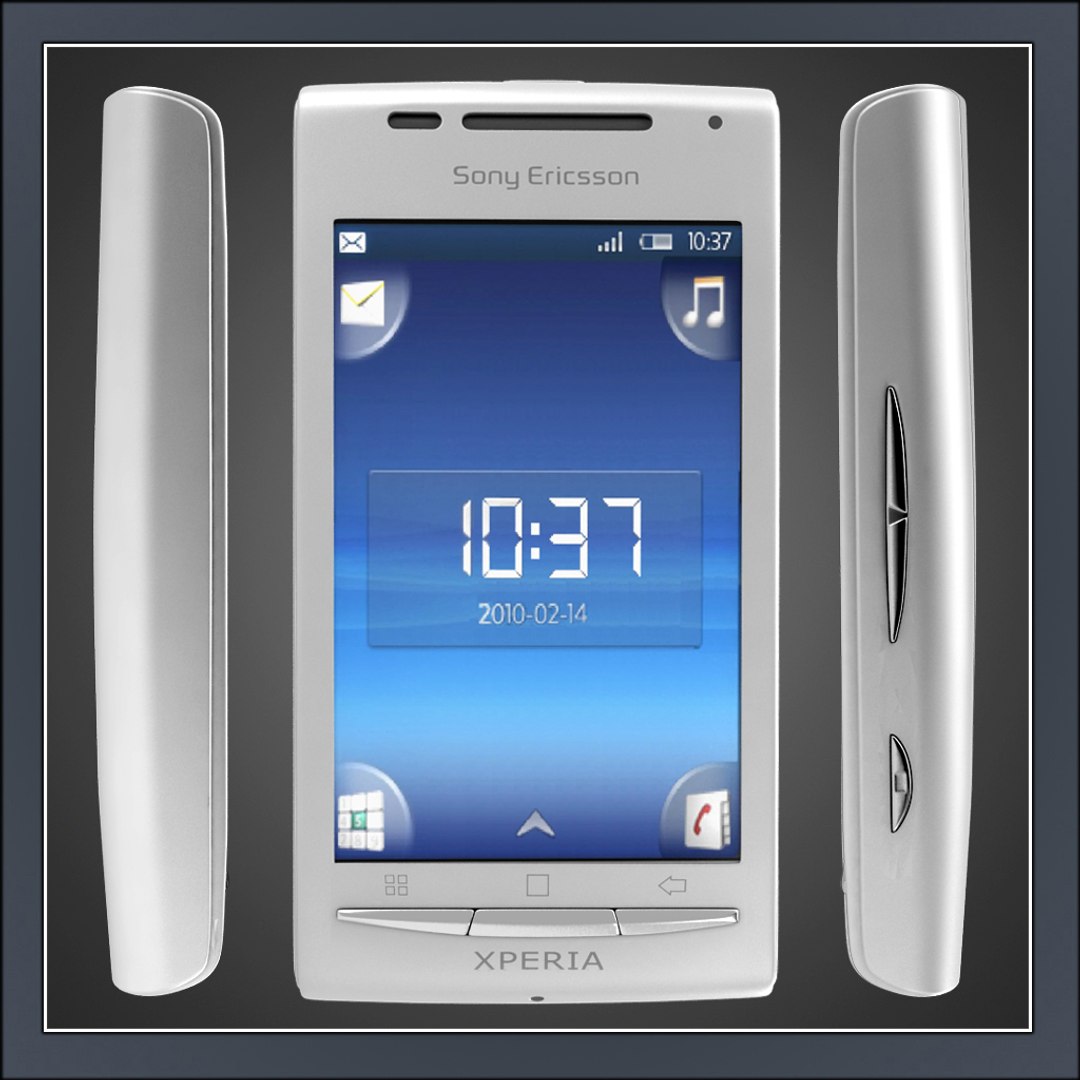 sony ericsson xperia x8 3d model