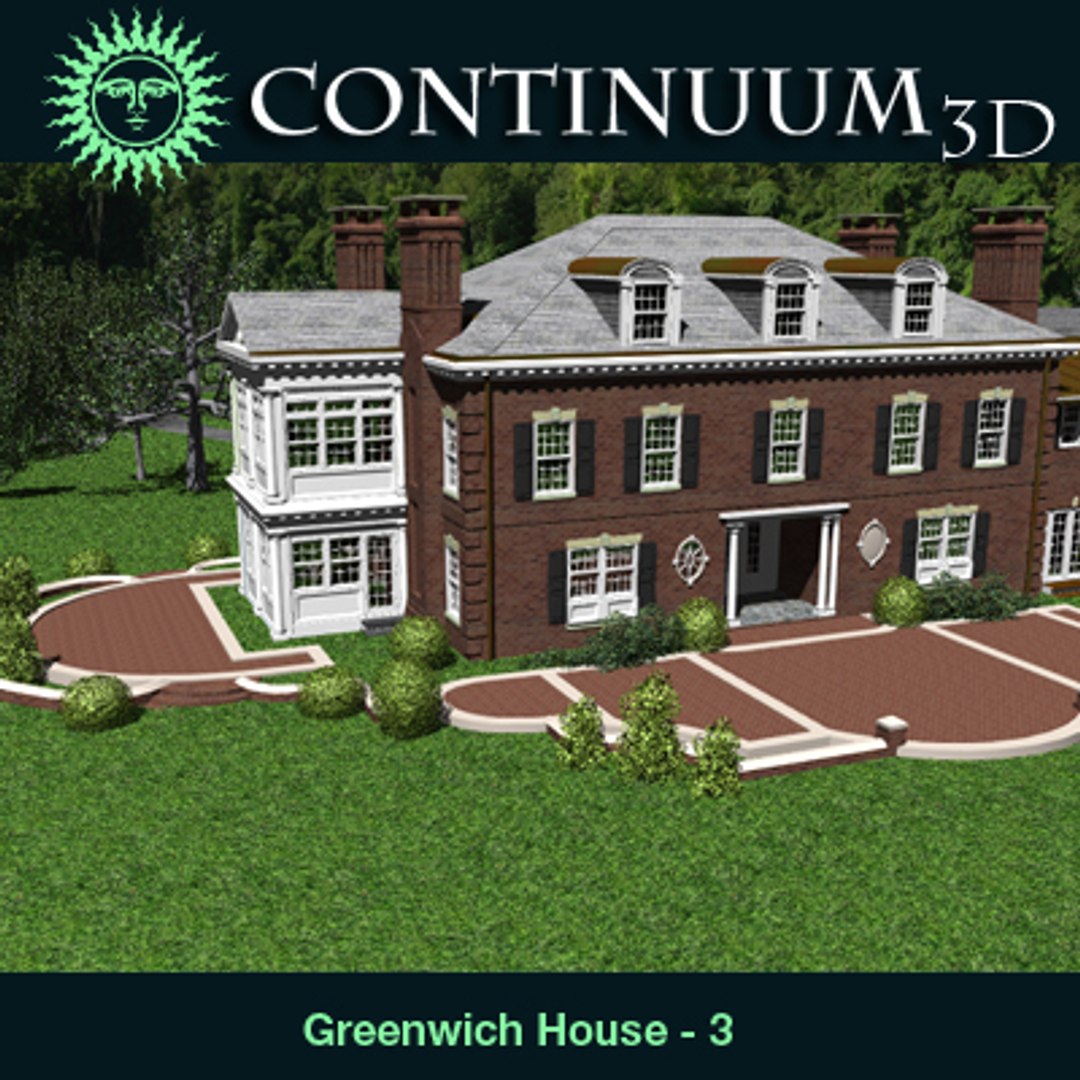 federal greenwich house - 3ds