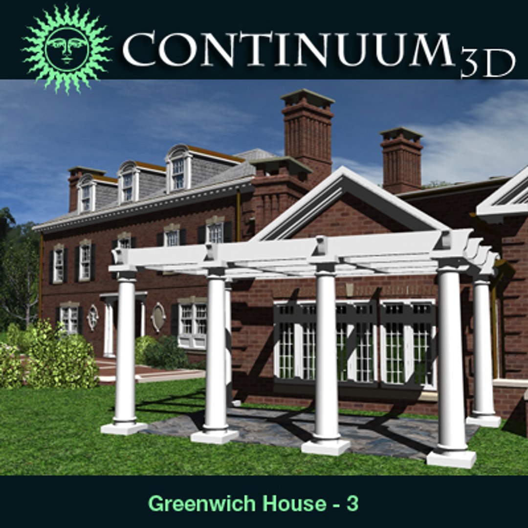 federal greenwich house - 3ds