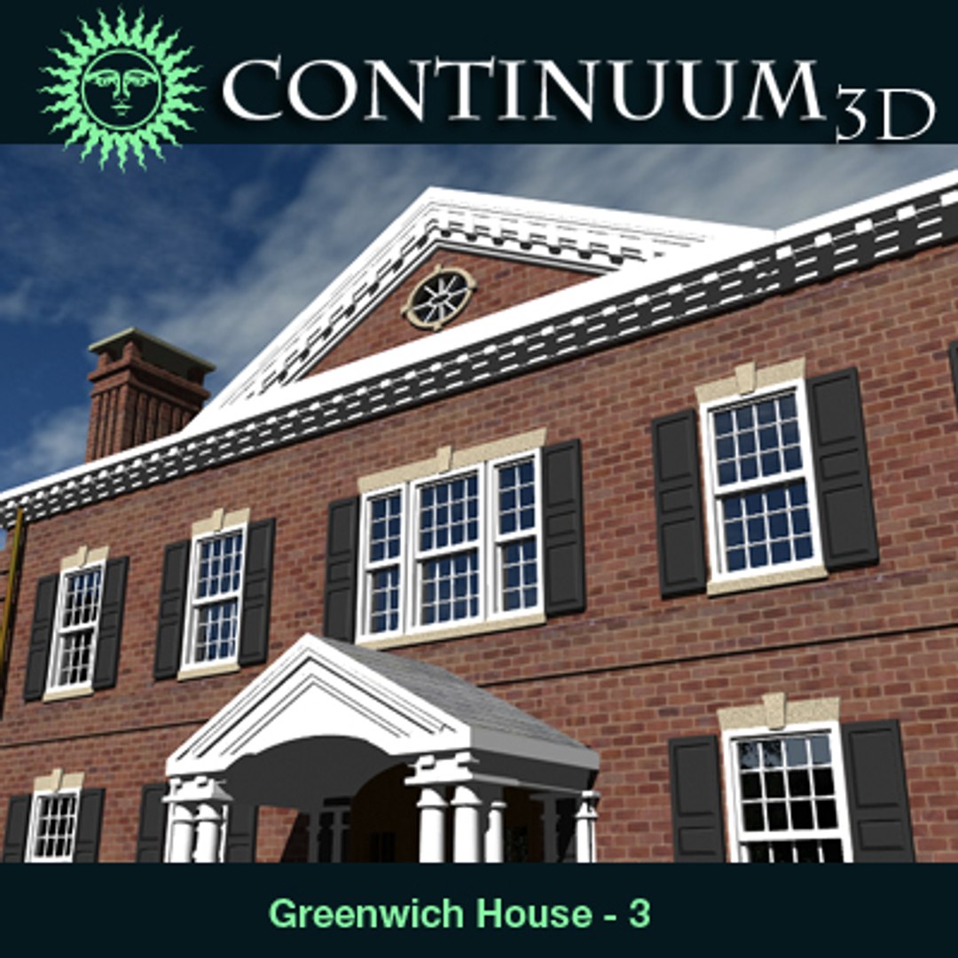 federal greenwich house - 3ds