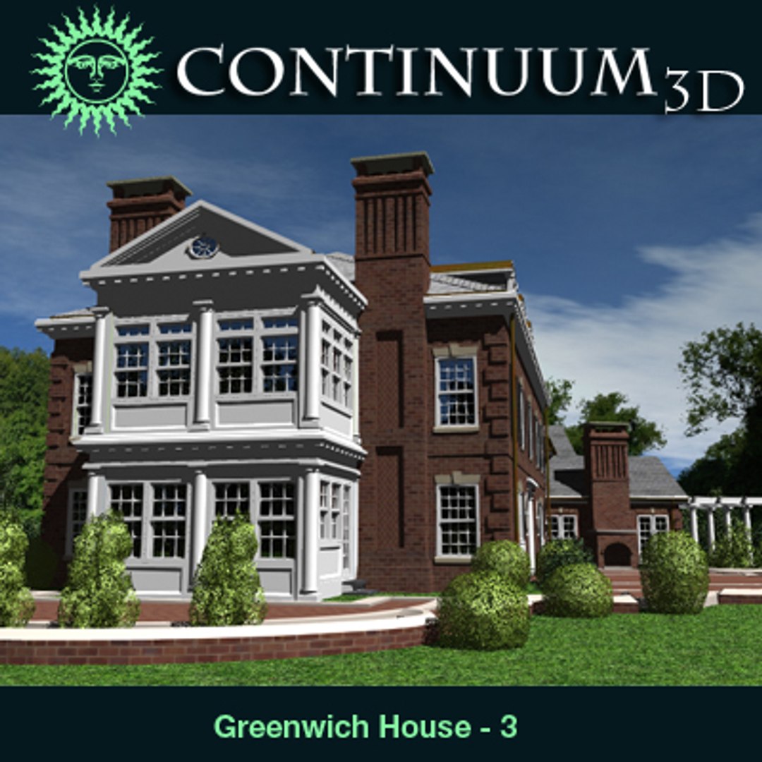 federal greenwich house - 3ds