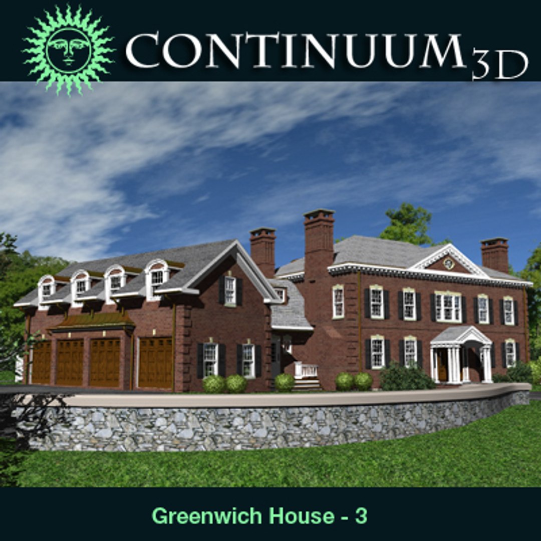 federal greenwich house - 3ds