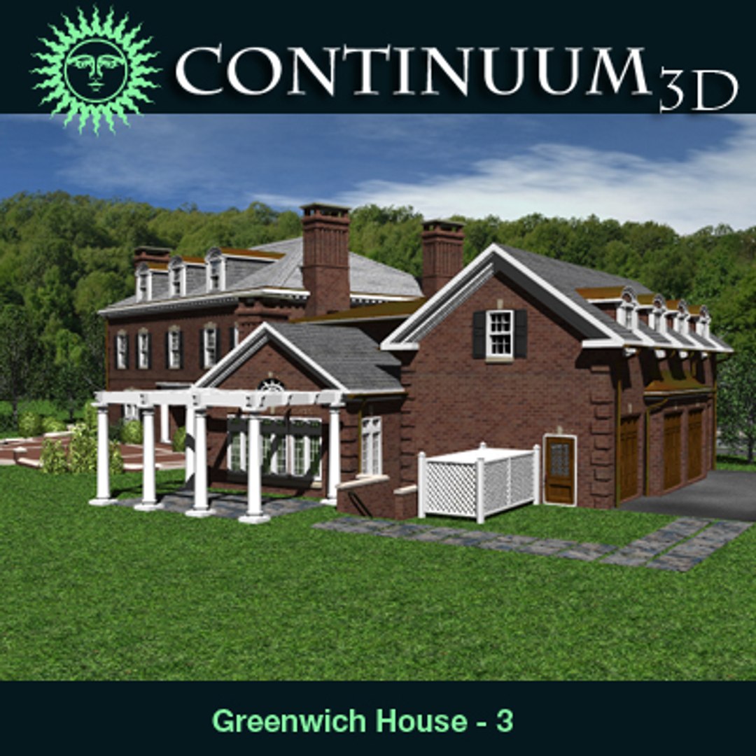 federal greenwich house - 3ds