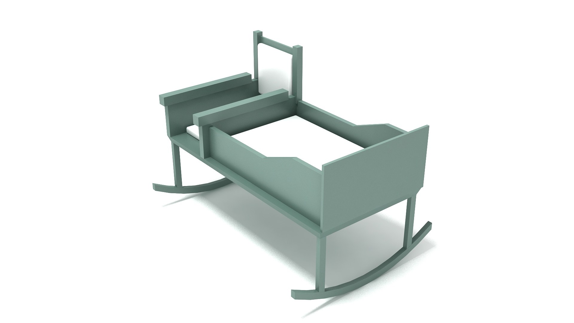 Baby Rocking Chair 3D model - TurboSquid 2099620