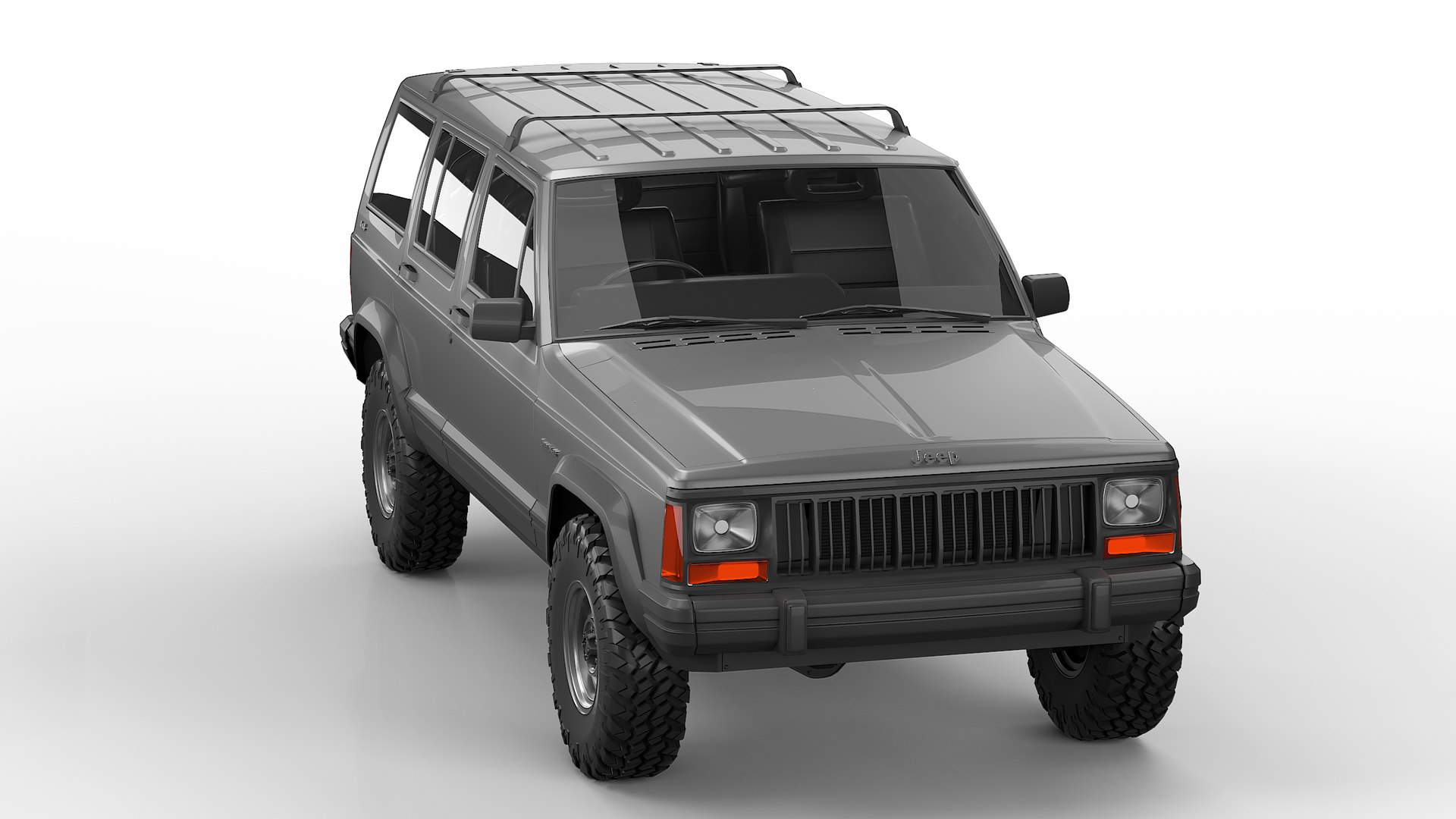 1990 Jeep Cherokee XJ 3D Model - TurboSquid 2029717