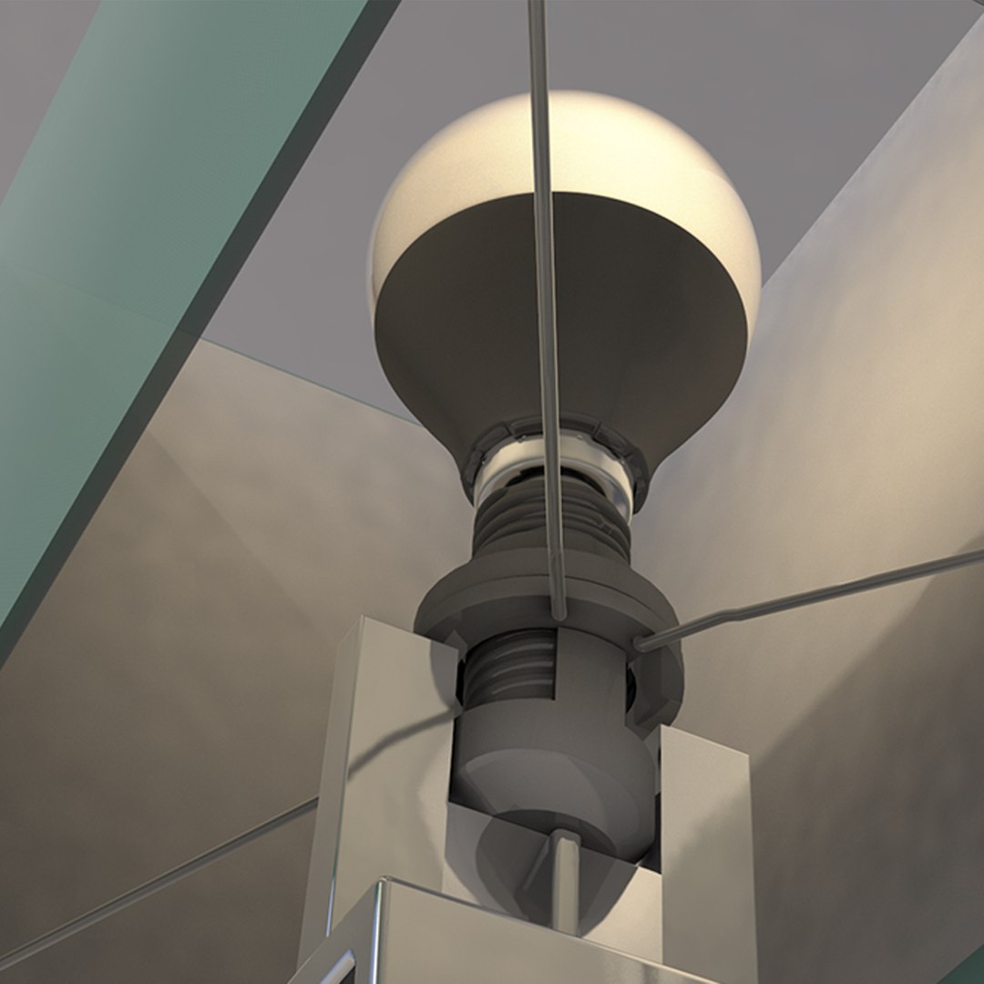 Lamp Table Klab 3d Model