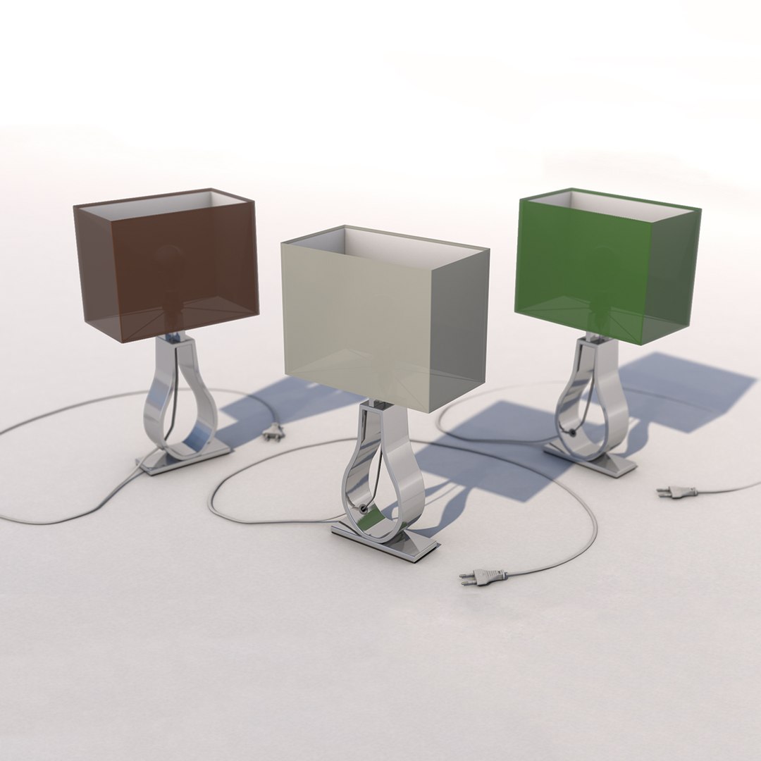 Lamp Table Klab 3d Model