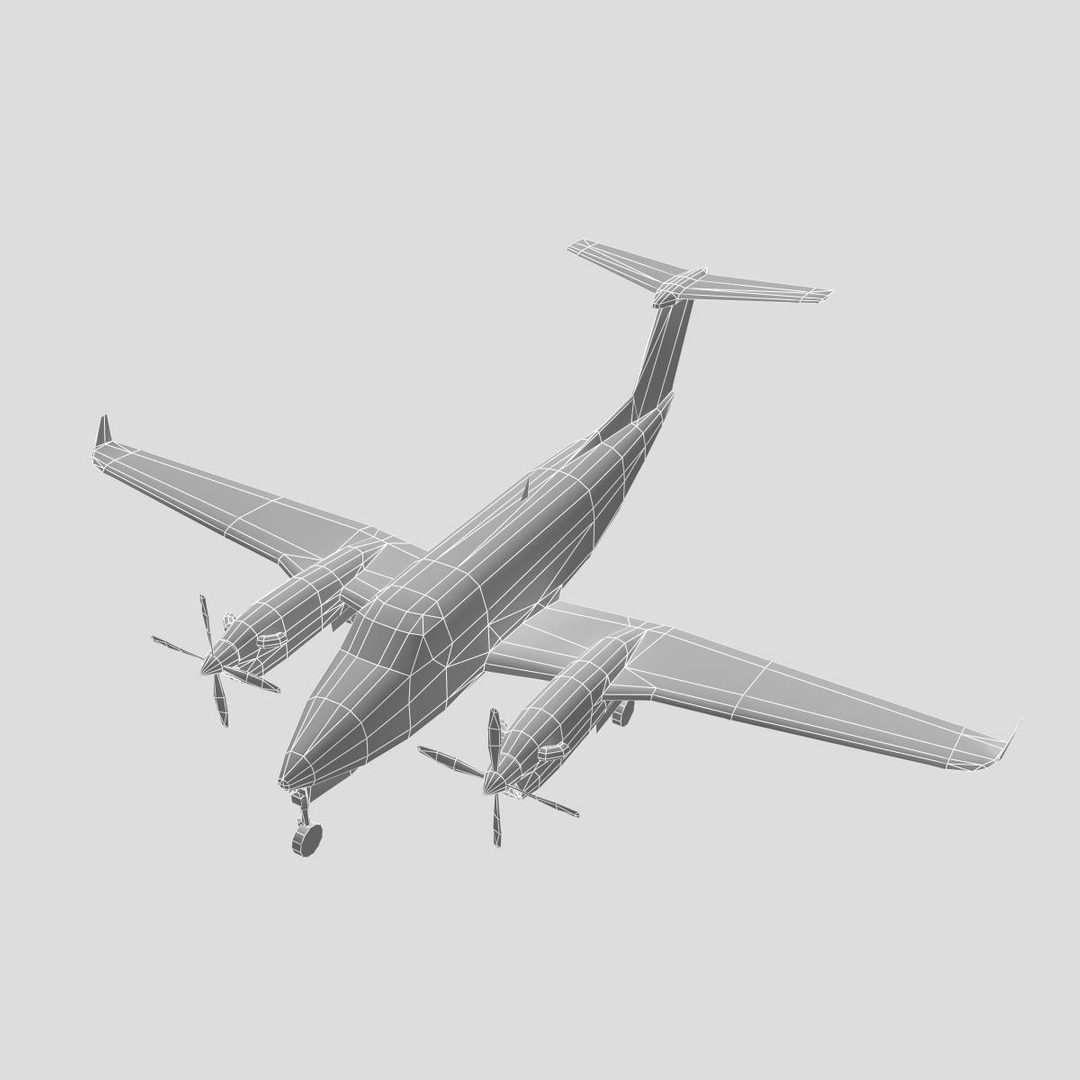 3d Beechcraft B-350