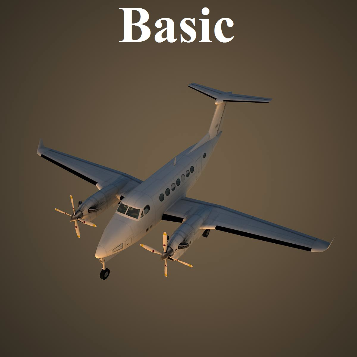 3d beechcraft b-350