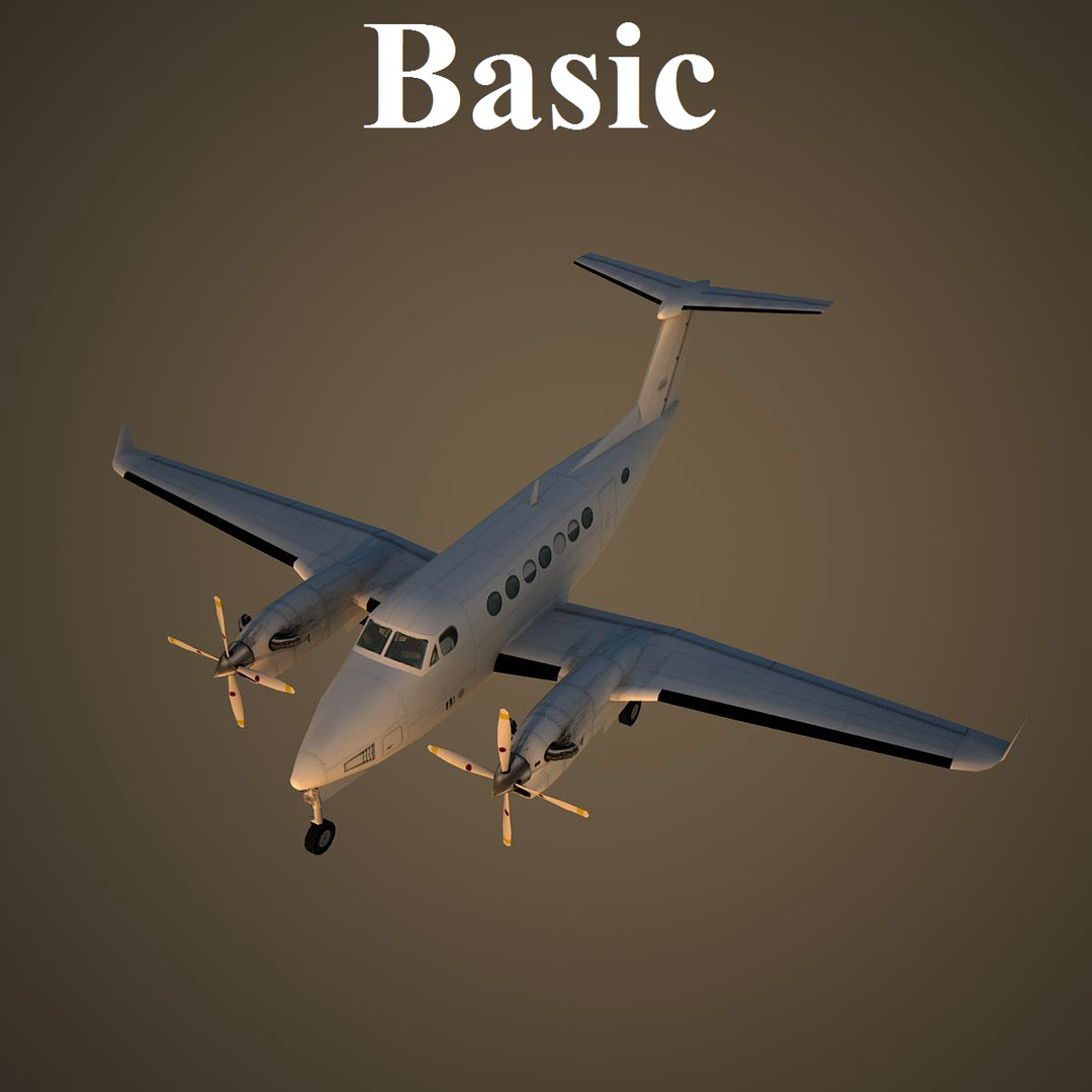 3d Beechcraft B-350