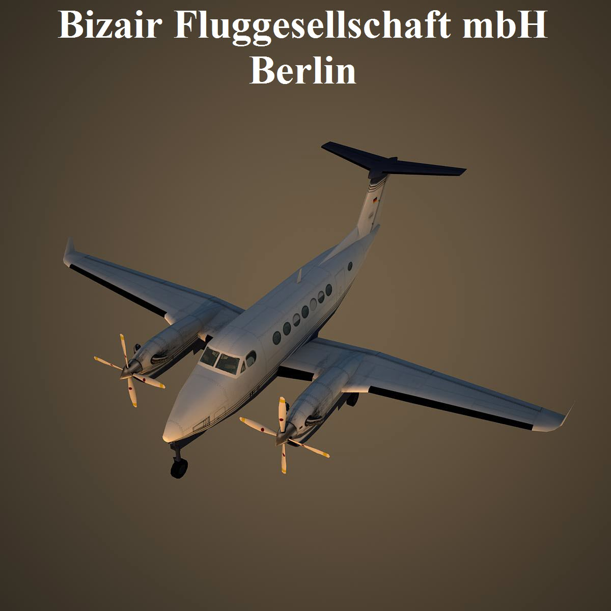 3d beechcraft b-350