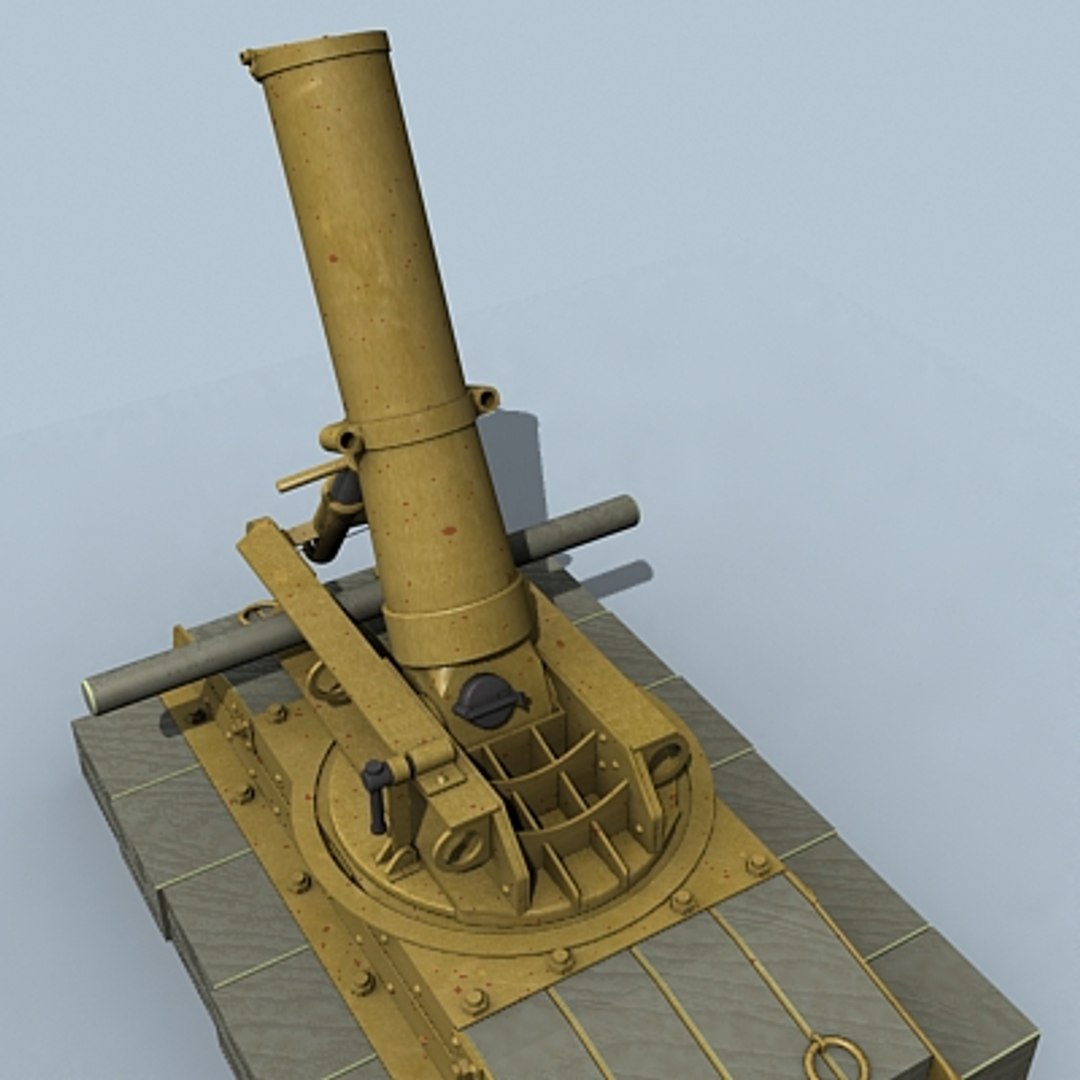 3d Model Austro-hungarian Bohler 26cm