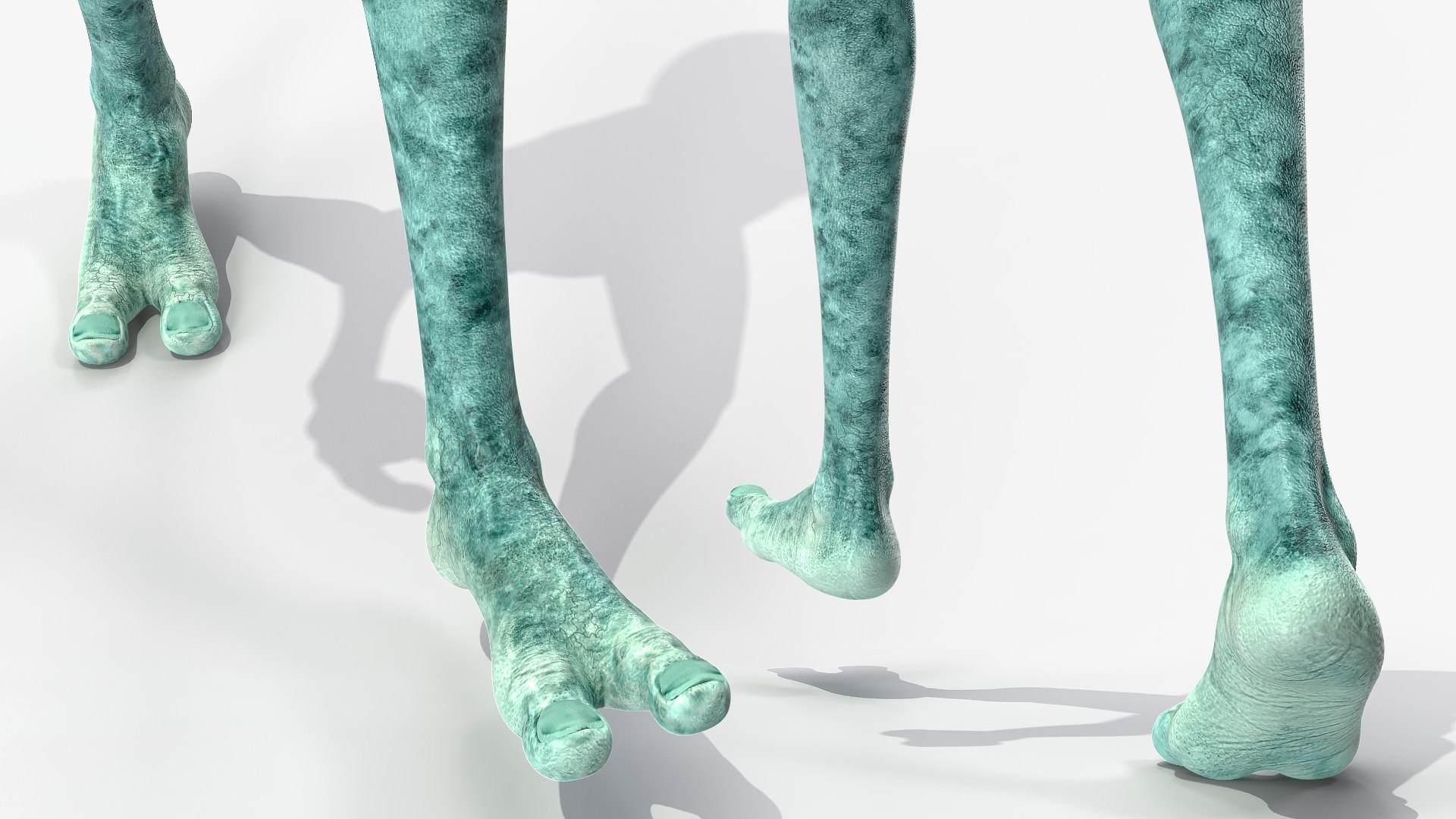 Extraterrestrial alien walking pose 3D model - TurboSquid 1631930