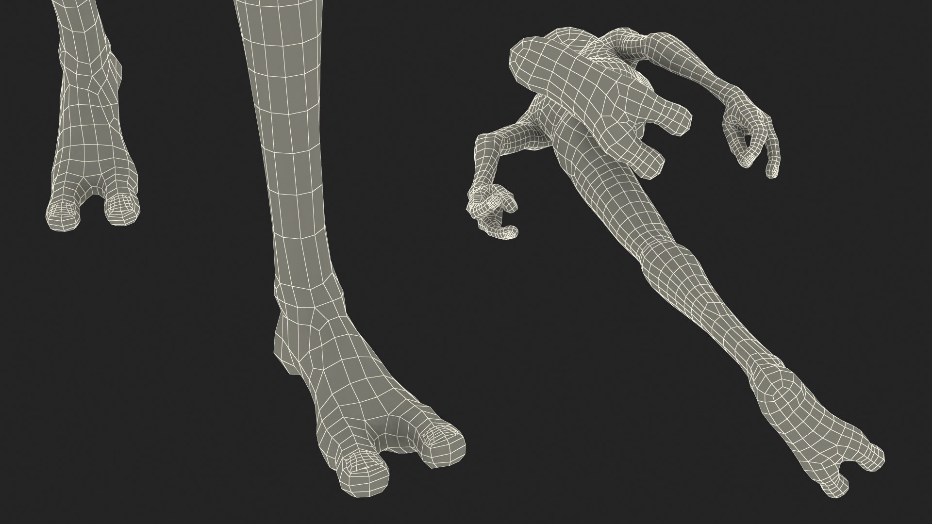 Extraterrestrial Alien Walking Pose 3D Model - TurboSquid 1631930