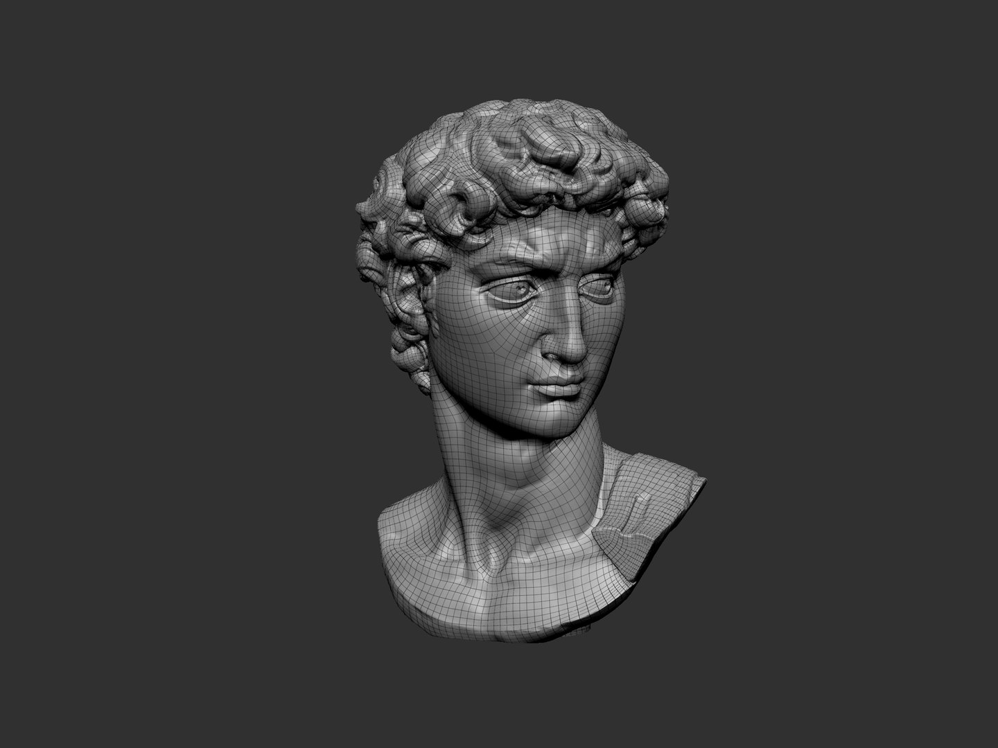 3D David Sculpture By Michelangelo 2 - TurboSquid 2239144