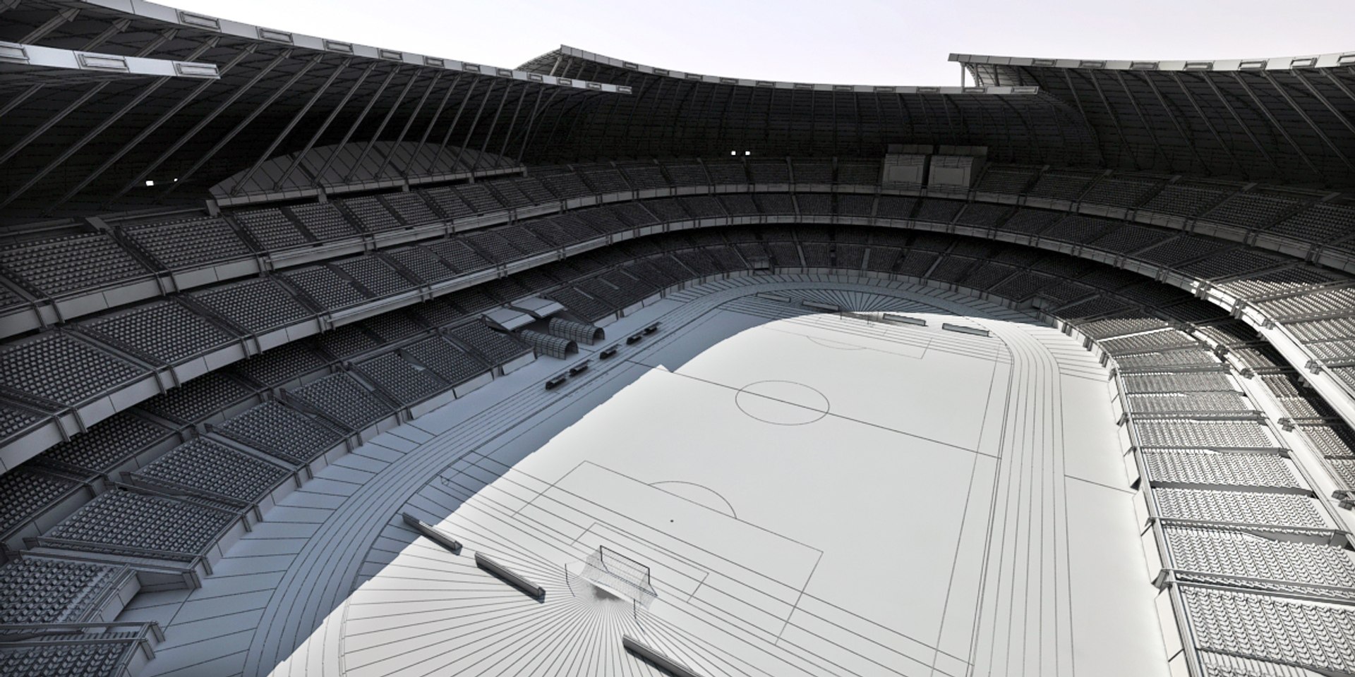 3D Modern Olympic Stadium Model - TurboSquid 1270361