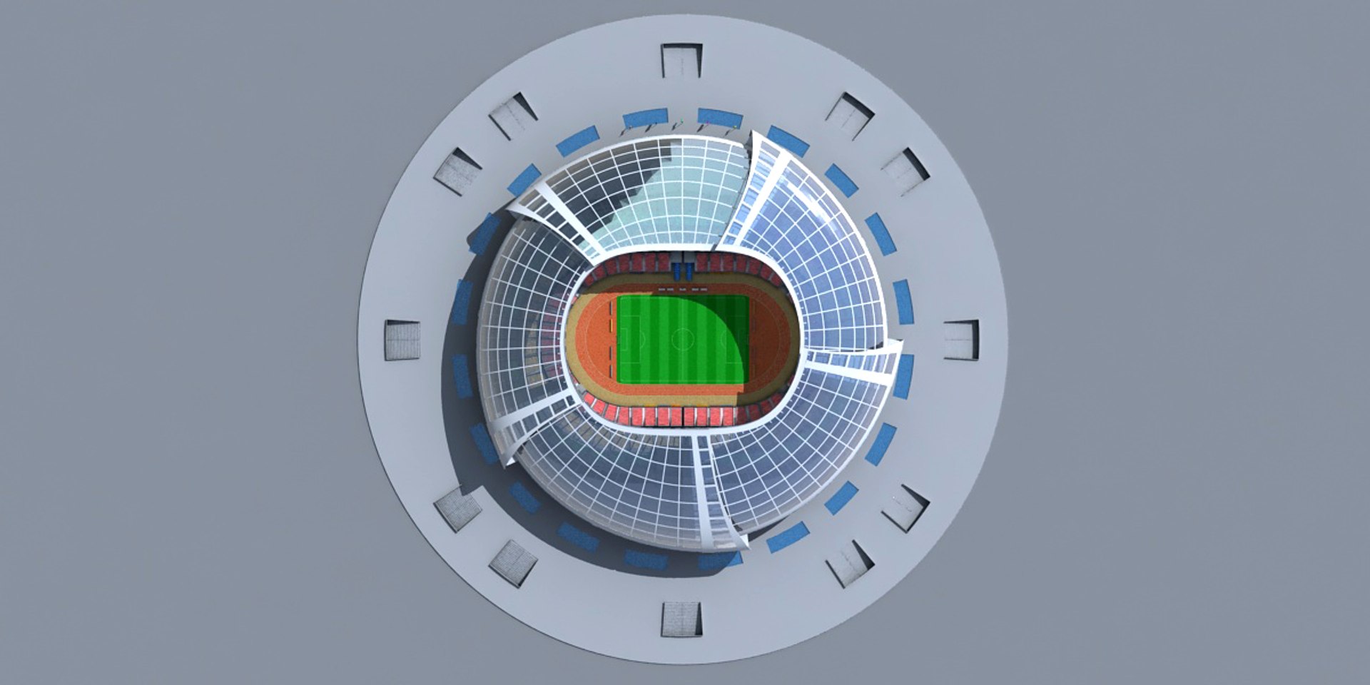 3D Modern Olympic Stadium Model - TurboSquid 1270361
