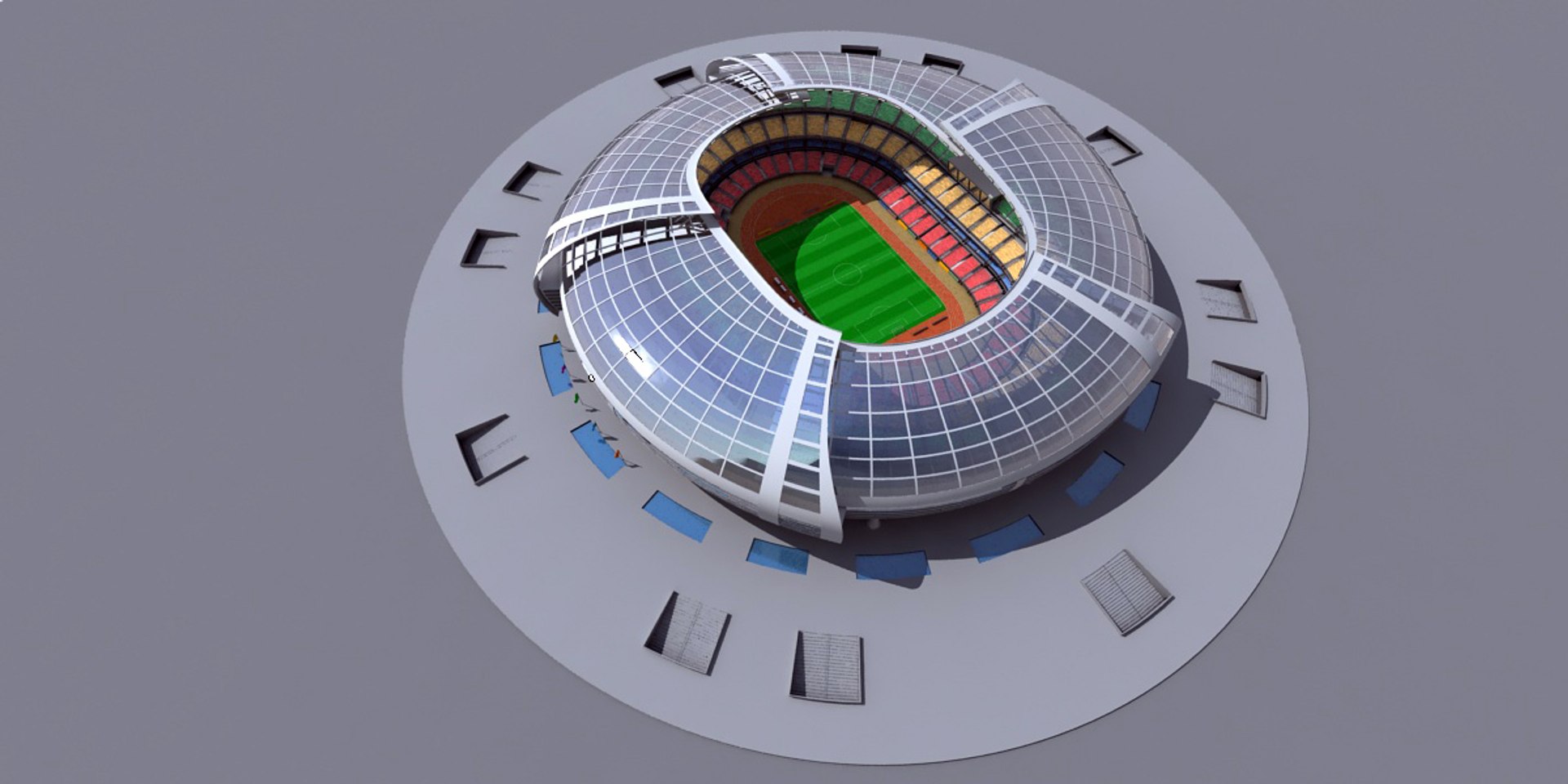 3D Modern Olympic Stadium Model - TurboSquid 1270361