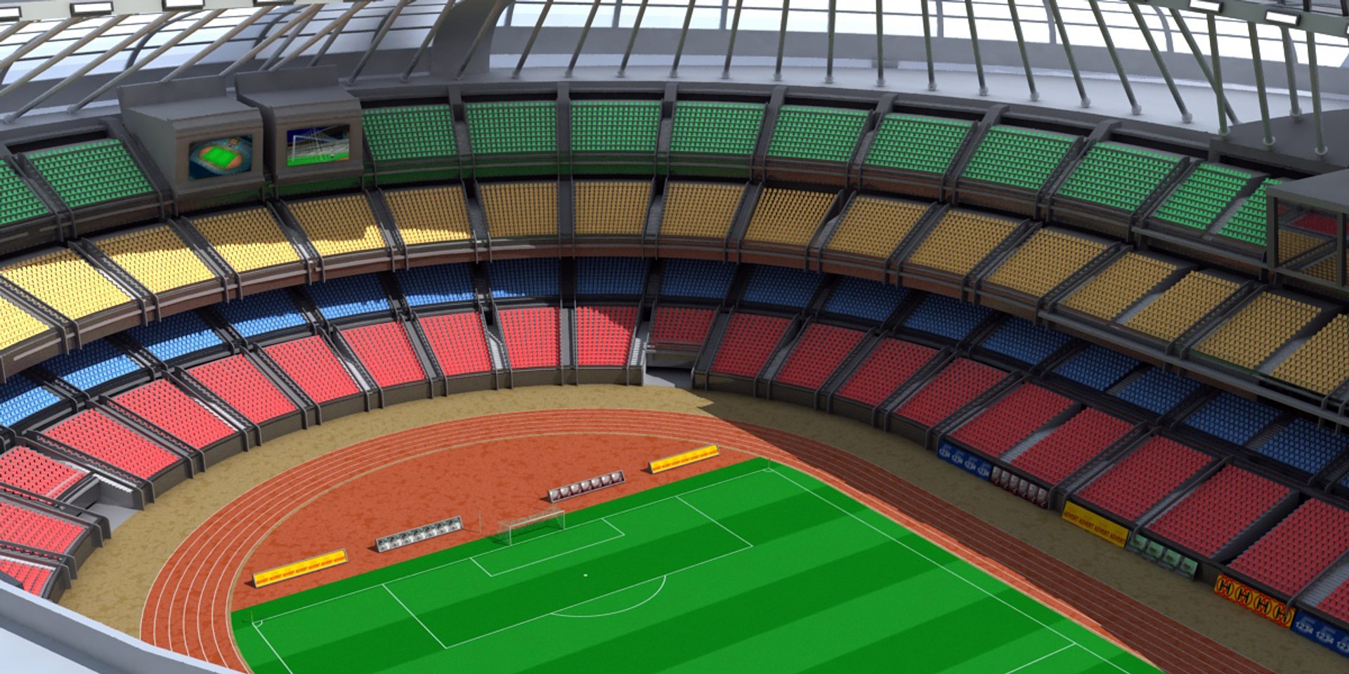 3D Modern Olympic Stadium Model - TurboSquid 1270361