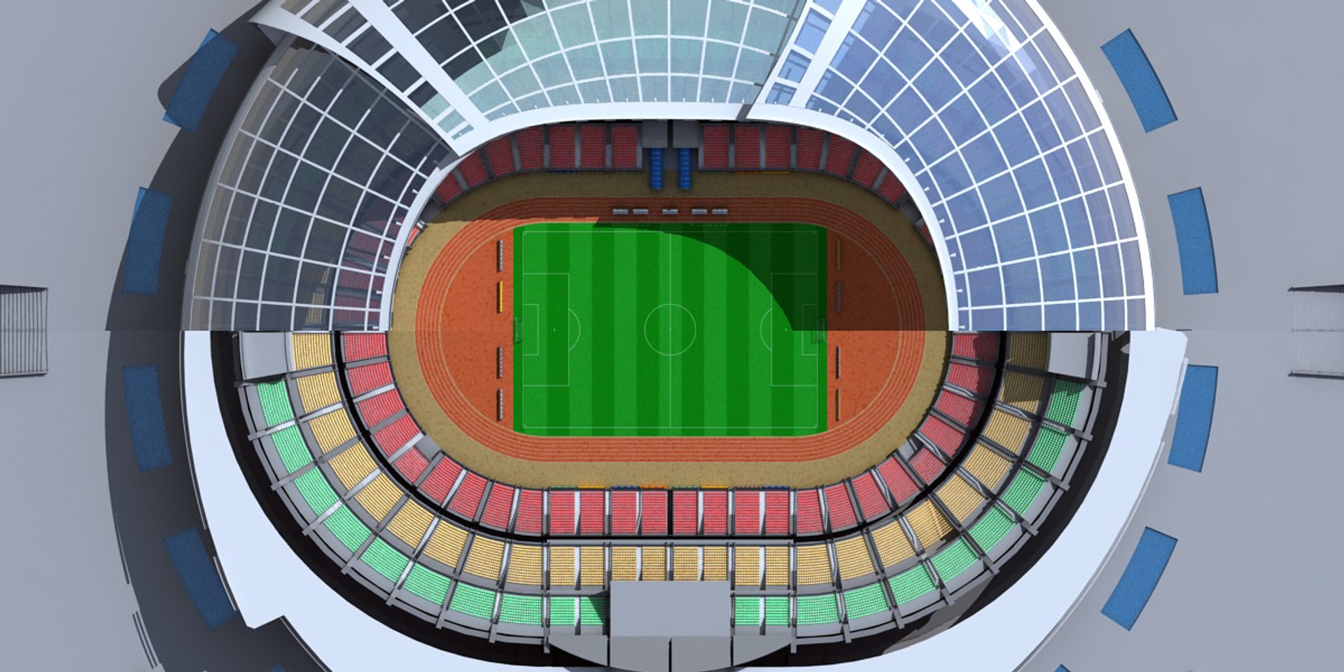 3D Modern Olympic Stadium Model - TurboSquid 1270361