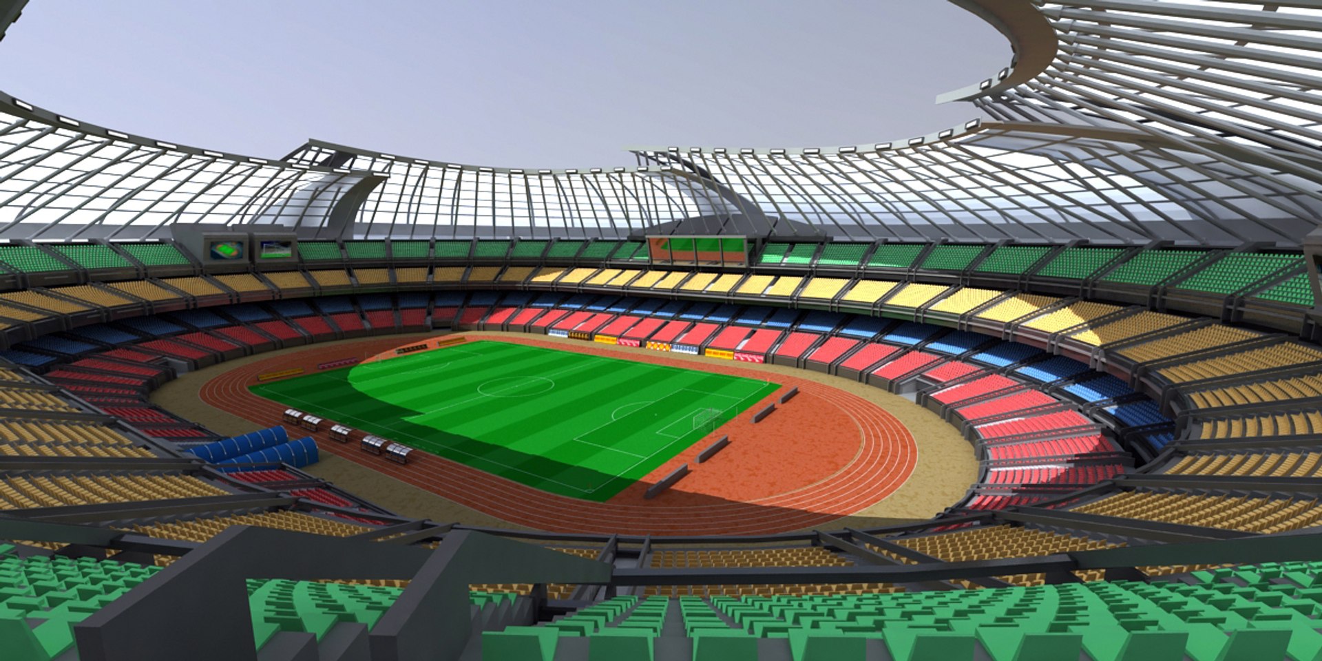 3D Modern Olympic Stadium Model - TurboSquid 1270361